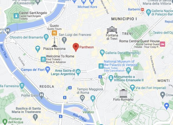 Where is the Pantheon - Roman Pantheon